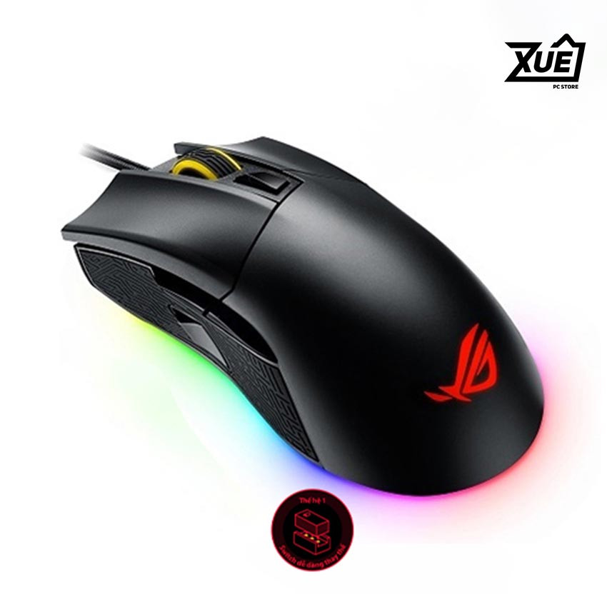CHUỘT ASUS ROG GLADIUS II (USB/RGB/MÀU ĐEN) (P502)